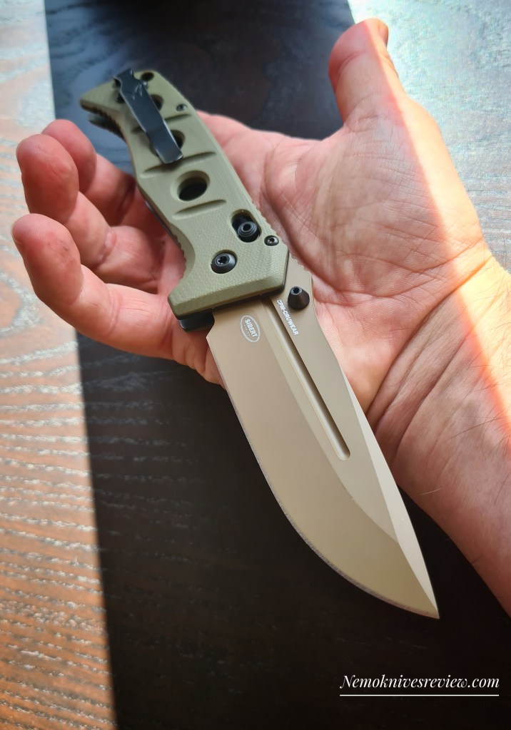 The mighty Benchmade Adamas BM275FE-2 CPM – Cruwear for Flat Earth ...
